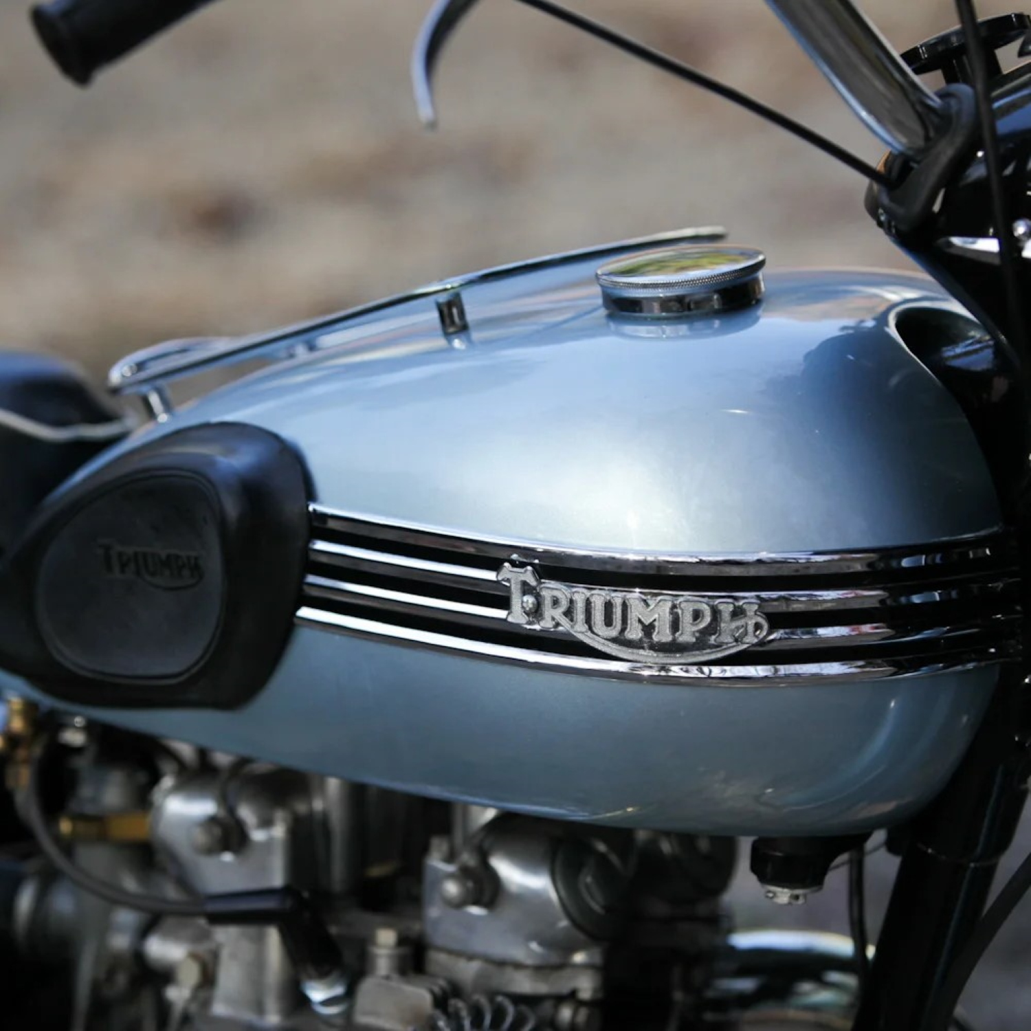 Shell Blue Sheen Metallic Triumph Motorcycle Paint Products - All ...
